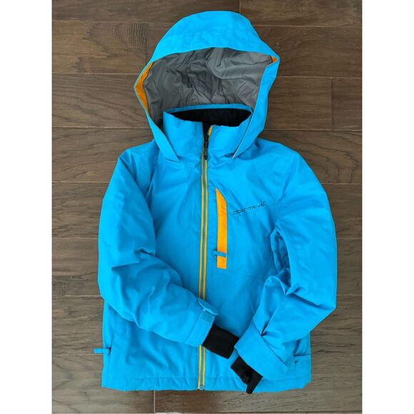 Obermeyer | Jackets & Coats | Obermeyer Blue Yellow Boys Small 8 Hooded ...